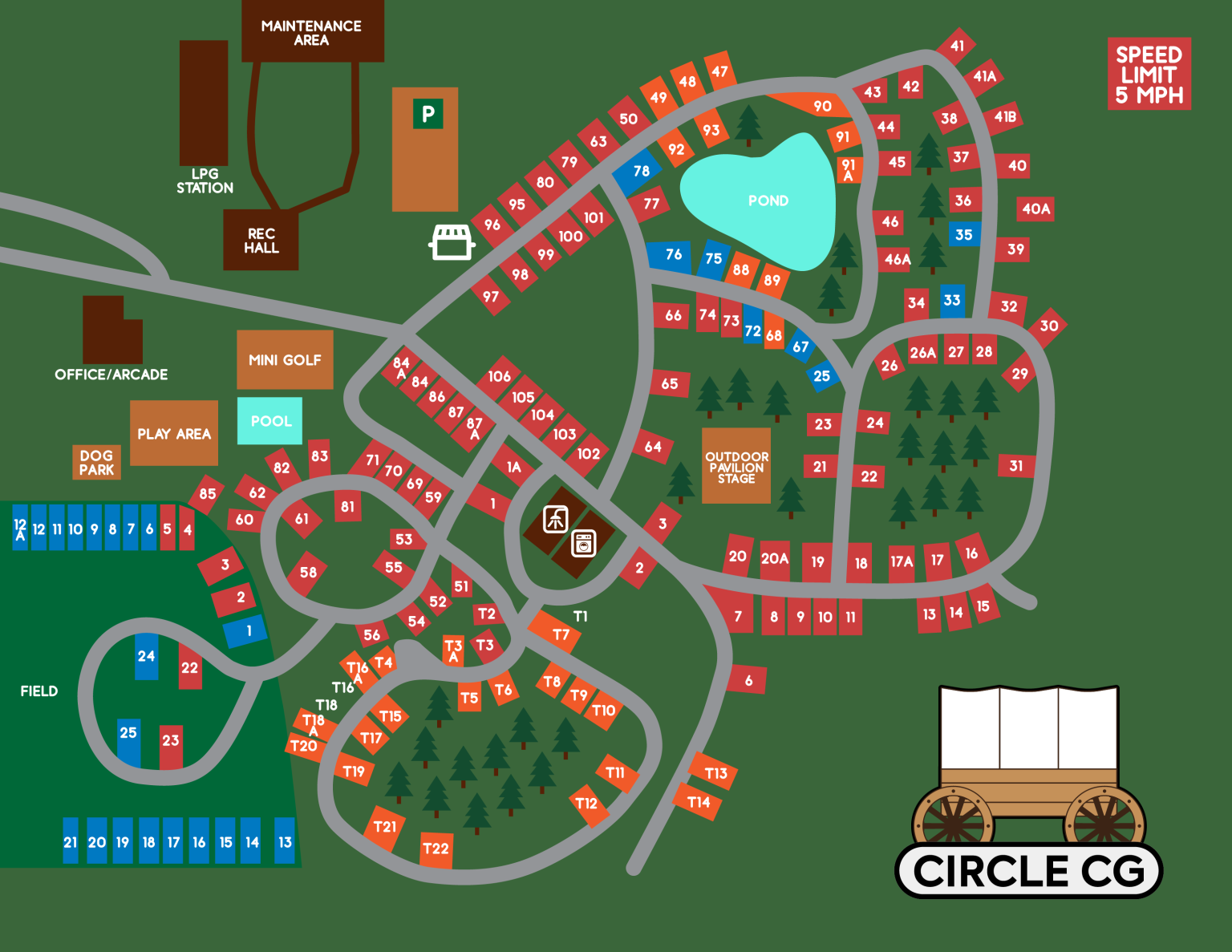 Circle CG Campground in Bellingham, MA | Happy Grounds